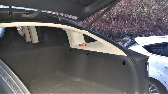 Install air suspension Tesla model X rear